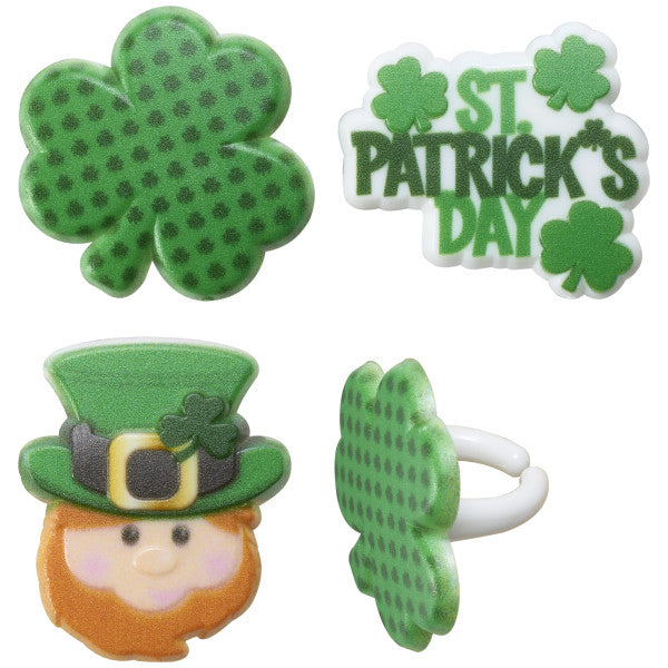 12CT ST. PATRICKS DAY ICON RINGS – G&G Cake Decorating Supplies